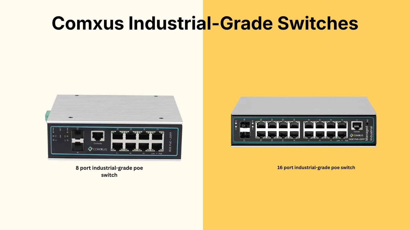 8 Port vs 16 Port Industrial PoE Switch: Which One Should You Choose ...